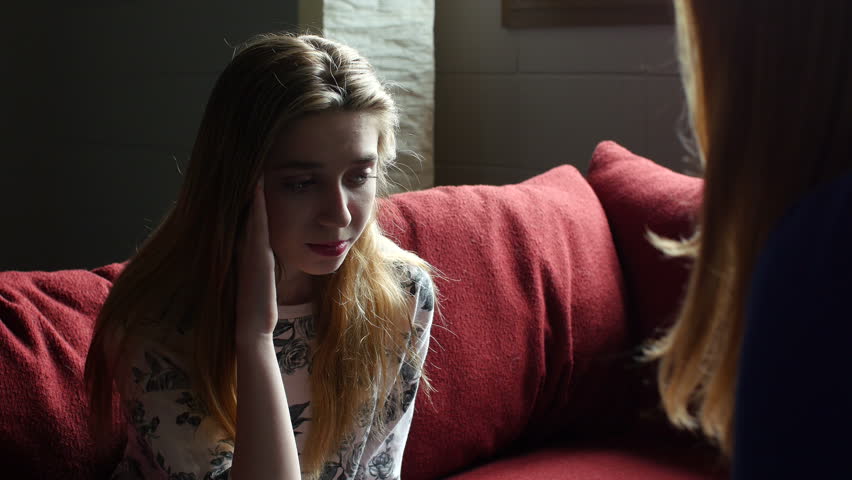 Upset Adolescent Girl Stock Footage Video (100% Royalty-free) 10007510 ...