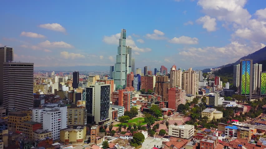 Buildings and skyscrapers in Bogota, Colombia image - Free stock photo ...