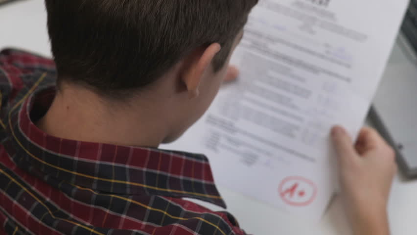 Student Showing Yes Gesture, Expressing Stock Footage Video (100% ...