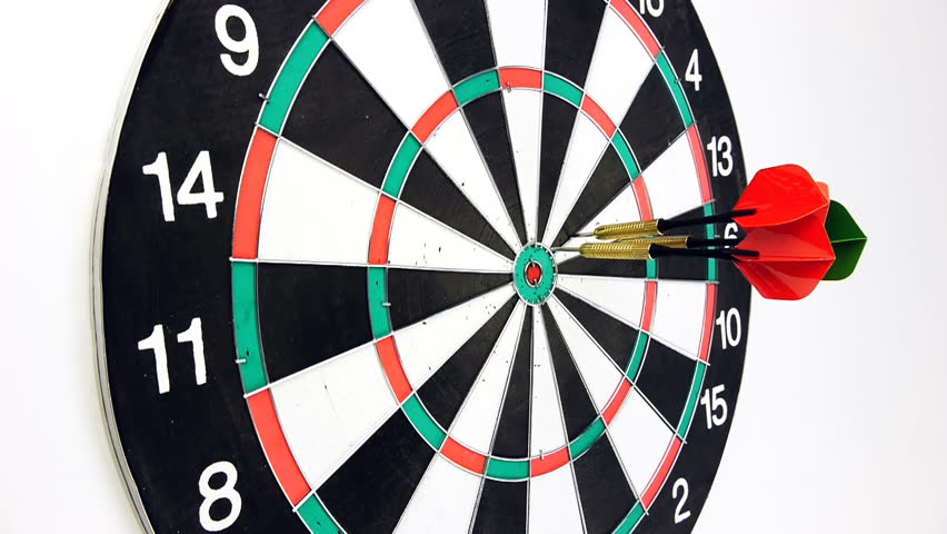 Stock video of darts hitting in the dart board | 10088660 | Shutterstock
