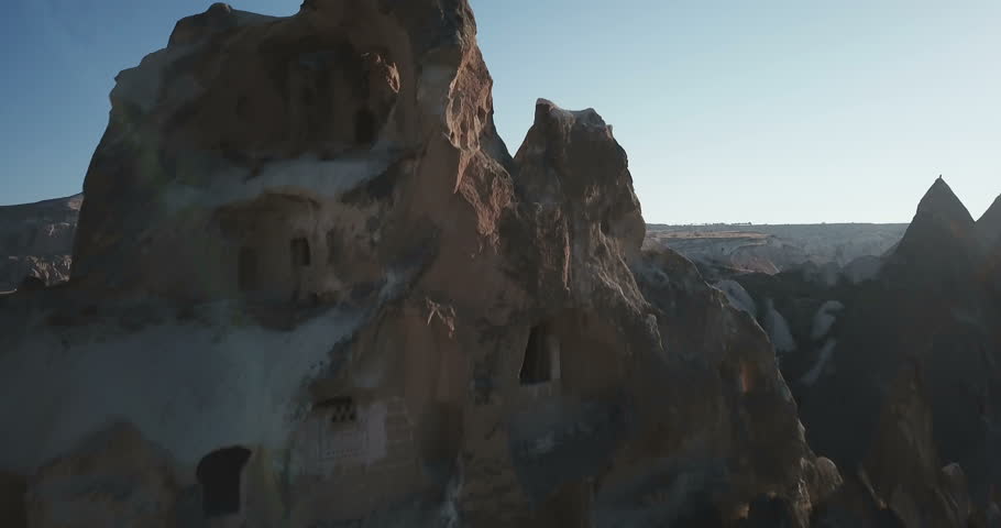 Chimney and houses in Cappadocia, Turkey image - Free stock photo ...