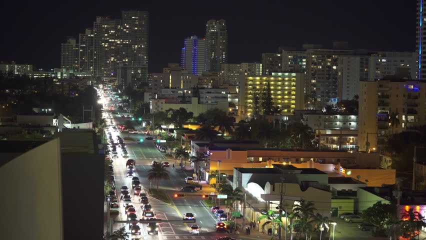 Streets and cars and buildings in Florida image - Free stock photo ...