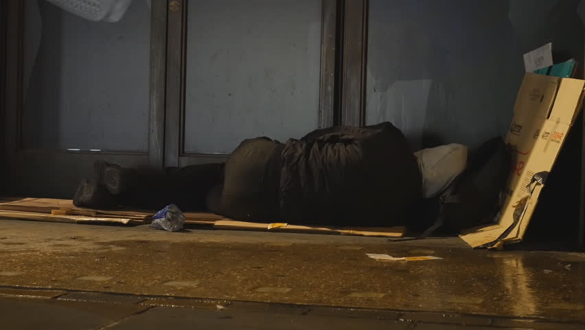 old-poor-homeless-man-on-the-street image - Free stock photo - Public ...