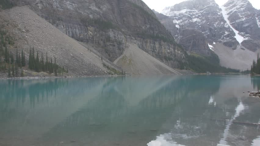 Lake and Rock landscape scenic at Banff National Park, Alberta, Canada ...