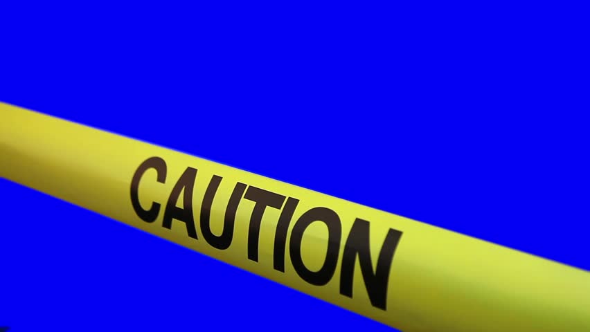 Man Rolls Out Caution Cordon Stock Footage Video (100% Royalty-free ...