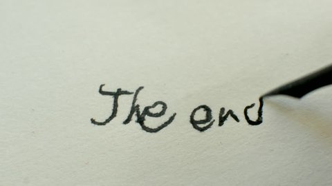 End Calligraphy Stock Video Footage - 4K and HD Video Clips | Shutterstock