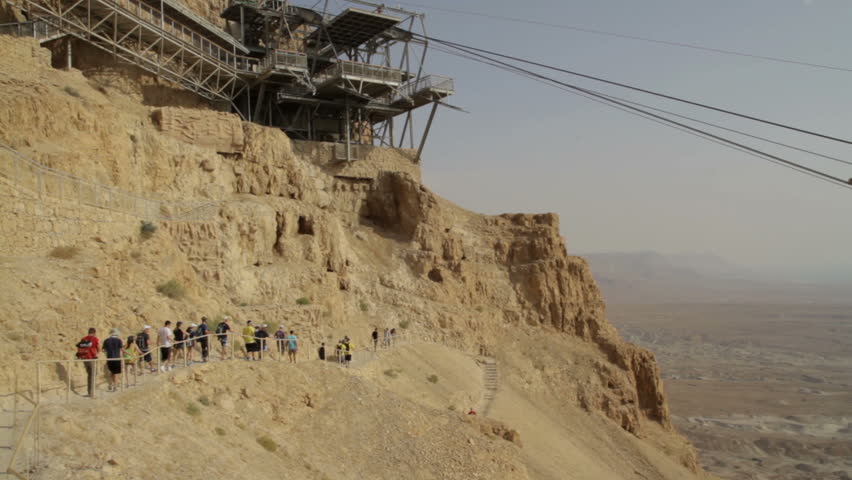 Cableway at Masada in Israel image - Free stock photo - Public Domain ...