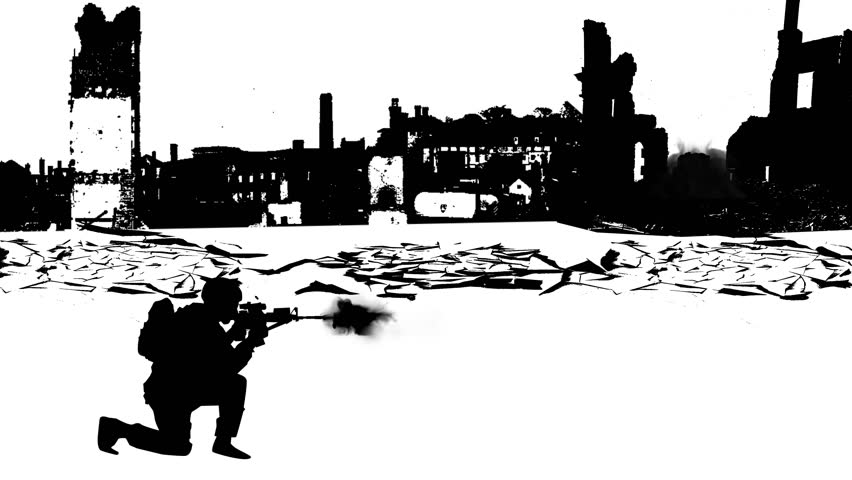 Military Tank Firing Animation On White Background Stock Footage Video ...