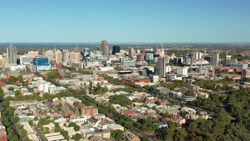 Cityscape and skyline view of Adelaide, Australia image - Free stock ...