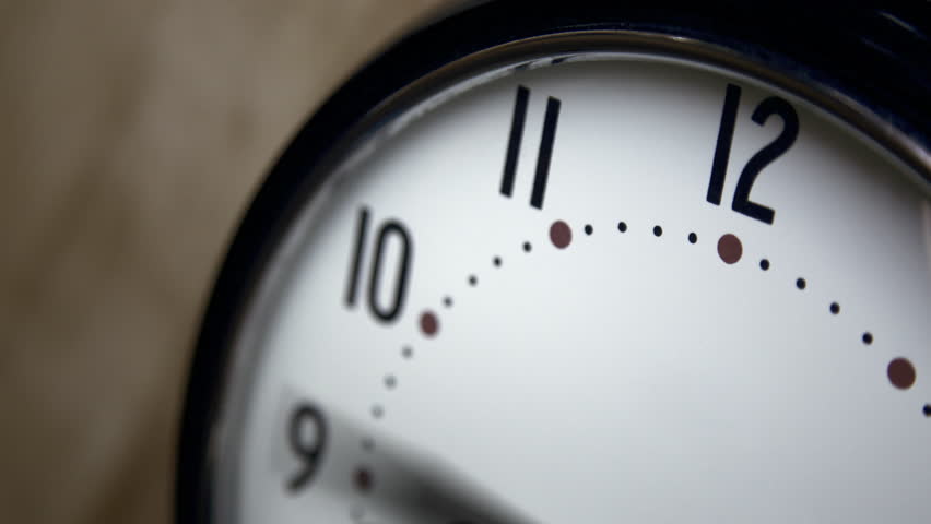 Clock Hands Spinning Fast Time Stock Footage Video (100% Royalty-free ...