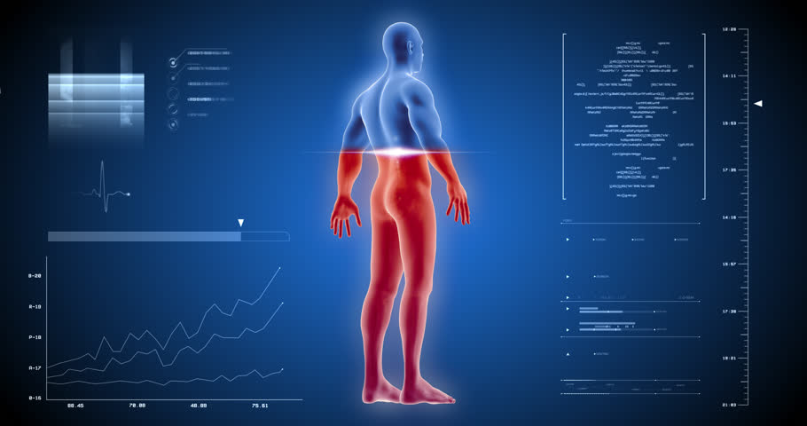 Man Full Body Scan 3d Stock Footage Video (100% Royalty-free ...