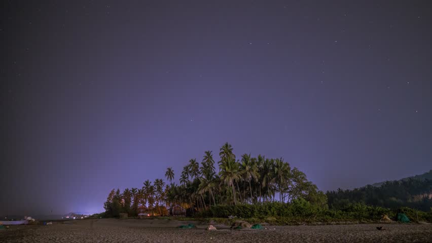 Stars in the night sky on the beach image - Free stock photo - Public ...
