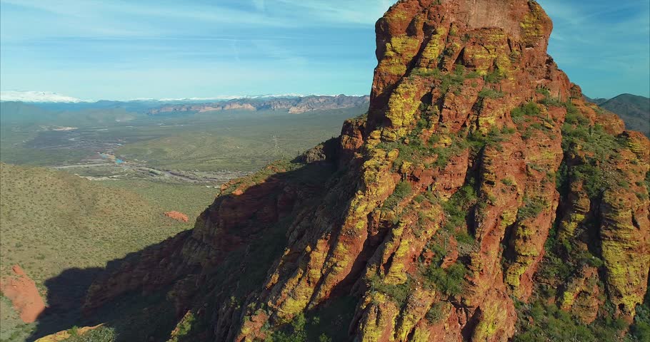 Four peaks landscape out of the desert in Arizona image - Free stock ...