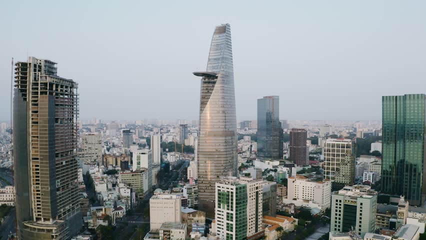 Skyline and Cityscape in Saigon, Vietnam image - Free stock photo ...