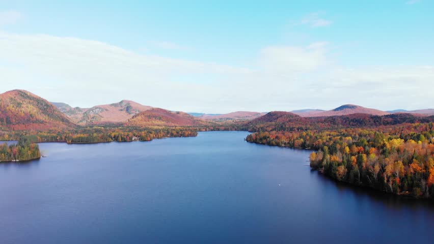 Lake and Mountains landscape in Quebec, Canada image - Free stock photo ...
