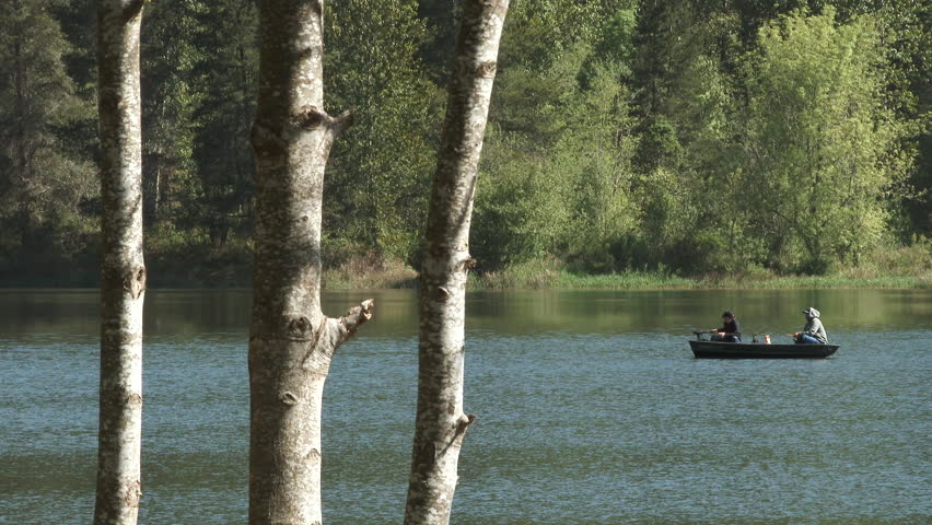 two-people-in-a-fishing-boat image - Free stock photo - Public Domain ...