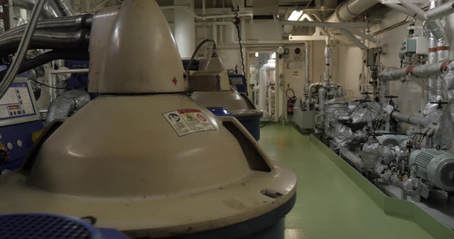Purifier Room of Ship Stock Footage Video (100% Royalty-free) 10300460 ...