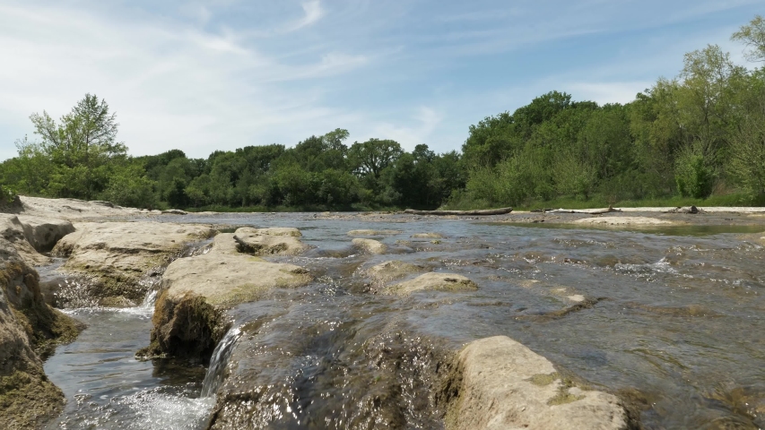 Blue-Green river flowing through the landscape image - Free stock photo ...