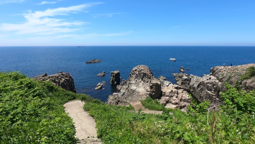 Cliff View of the Ocean in Japan image - Free stock photo - Public ...
