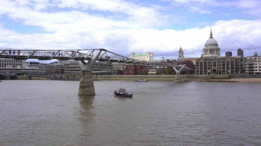 Bridge Across the River Thames in London, England image - Free stock ...