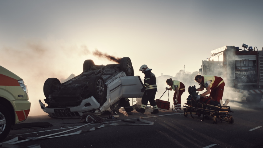 On the Car Crash Traffic Stock Footage Video (100% Royalty-free ...