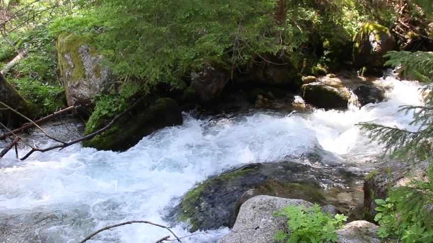 Close up of smooth flowing water of rapids image - Free stock photo ...