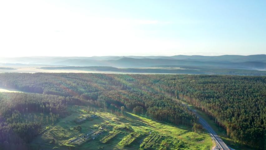 Sunrise From Far Away on the landscape image - Free stock photo ...