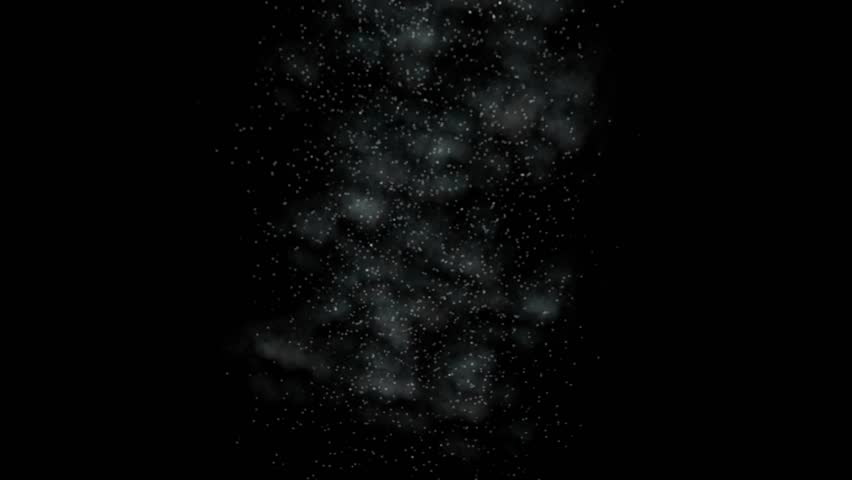 Steam Particles,underwater Black Dirt Dust Video de stock (totalmente ...