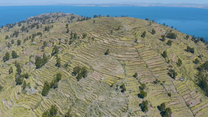 Lake Titicaca landscape with blue image - Free stock photo - Public ...