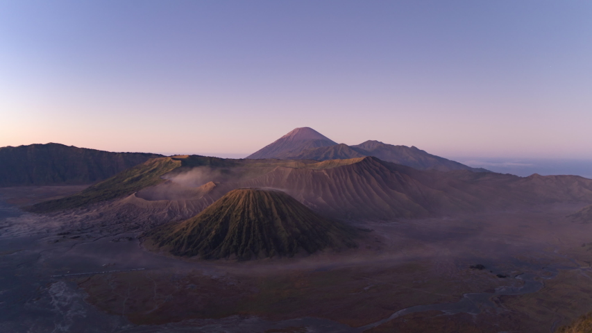 Landscape of Mount Bromo on the Island of Java, Indonesia image - Free ...