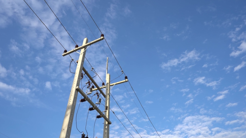Power lines pole junction image - Free stock photo - Public Domain ...