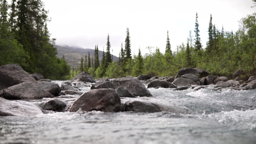 River carving a landscape through the valley image - Free stock photo ...