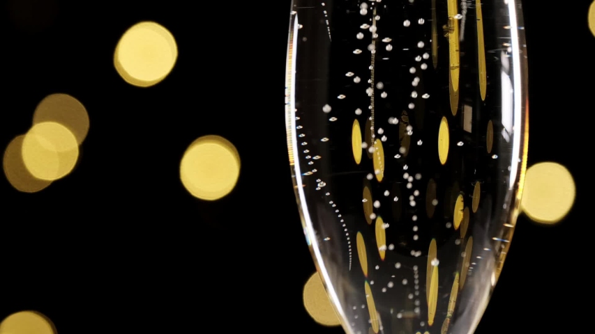 Champagne Bubbles in a Glass, Stock Footage Video (100% Royalty-free ...