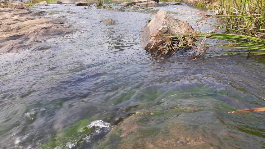 Blue-Green river flowing through the landscape image - Free stock photo ...