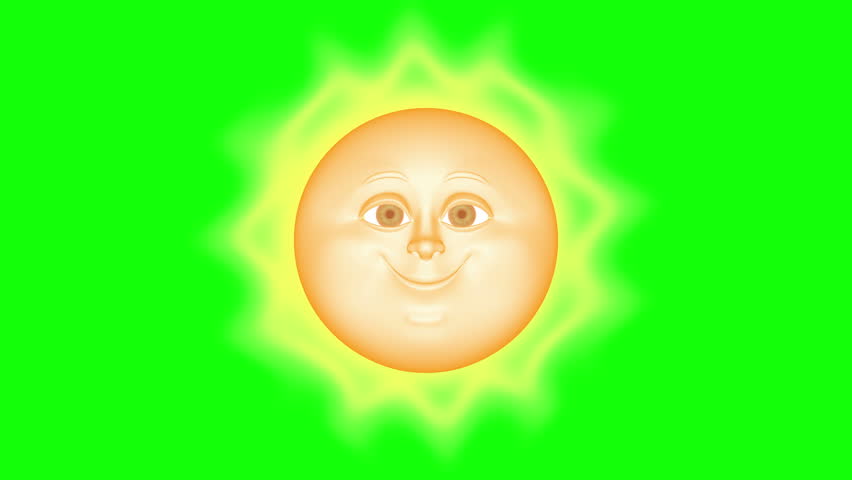 3d Cartoon Sun, 4k. Seamless Stock Footage Video (100% Royalty-free ...