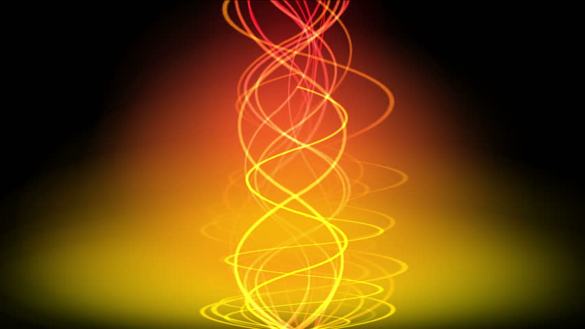 4k Gold Spiral Fire Line Stock Footage Video (100% Royalty-free ...