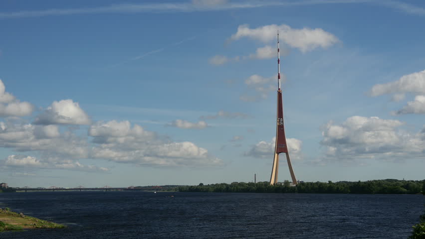 The Riga Radio And TV Tower The Tallest Structure In The Baltic States ...