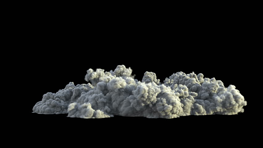 Stock video of 4k smoke explosion, shockwave effect isolated | 10726040 ...