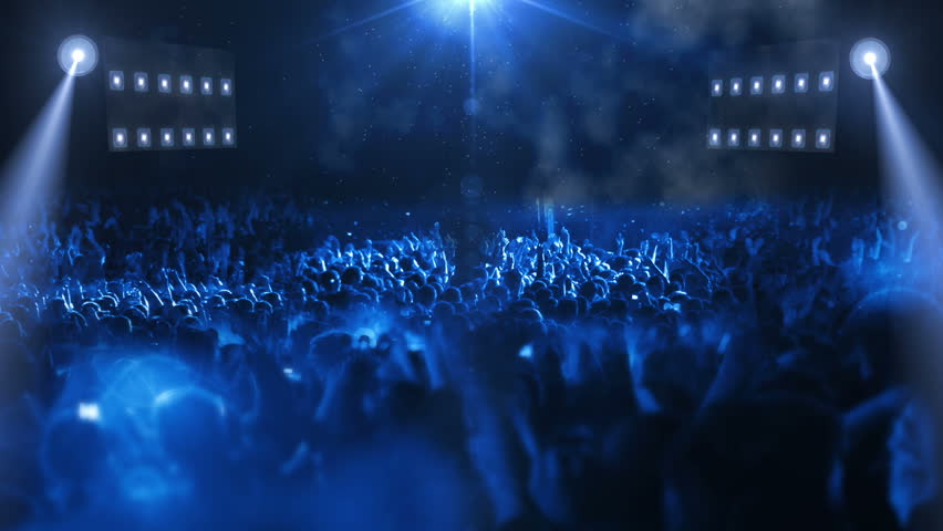 Blurred View Of Stadium Before The Show. Abstract Performance/sports ...