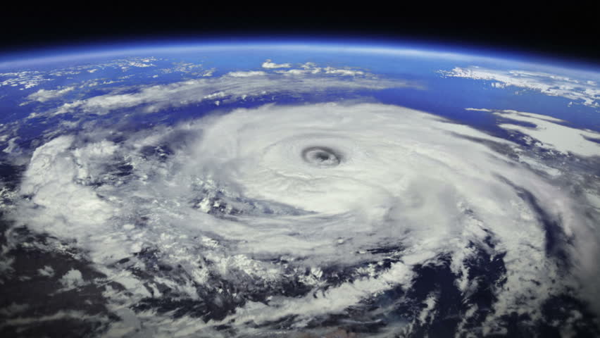 Hurricane. Alpha Matte. 2 Videos In 1 File. Huge Hurricane Seen From ...