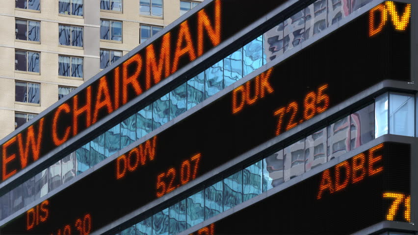 Stock Market Ticker Stock Footage Video 822922 | Shutterstock