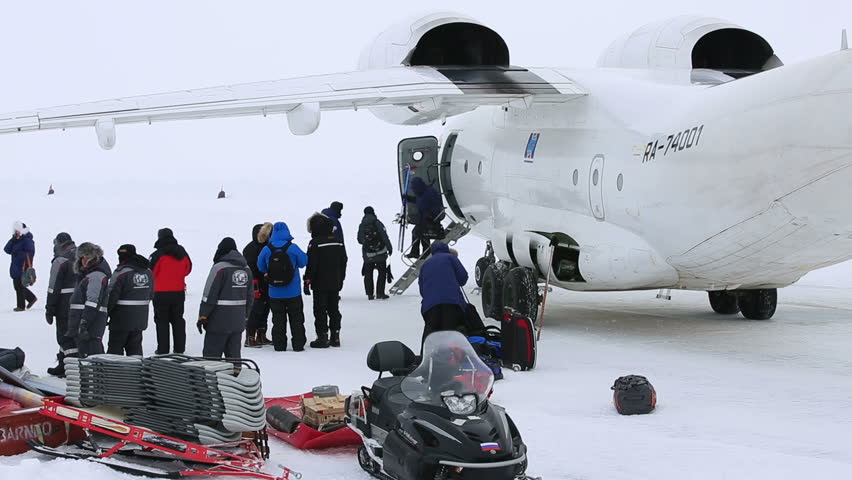 Ice Camp "barneo", North Pole, Stock Footage Video (100% Royalty-free ...