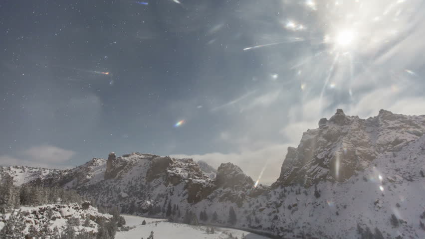 Amazing Snowstorm, Frost Sea Landscape With Sunset Of Spitsbergen In ...
