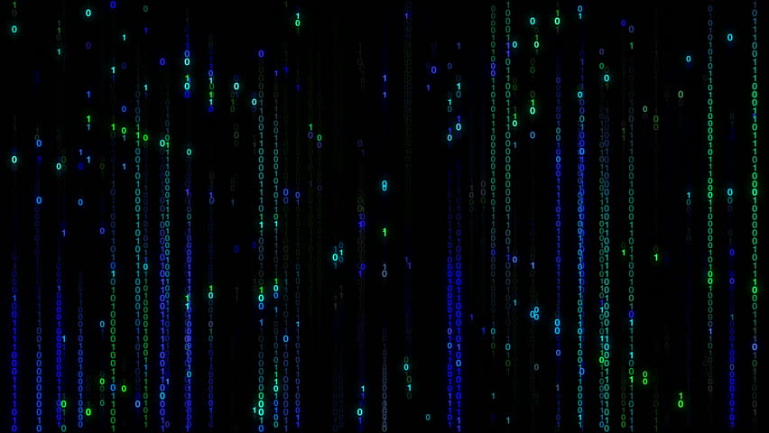 Animation of Seamless Binary Data Stock Footage Video (100% Royalty ...