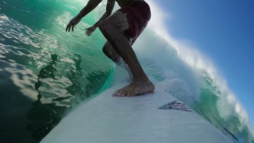 Pov Surfing Gopro Selfie Stock Footage Video (100% Royalty-free ...