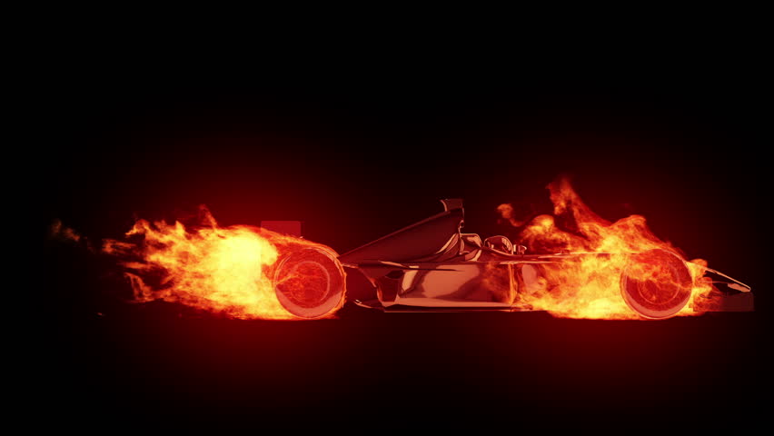 Race Car Wallpaper Fire