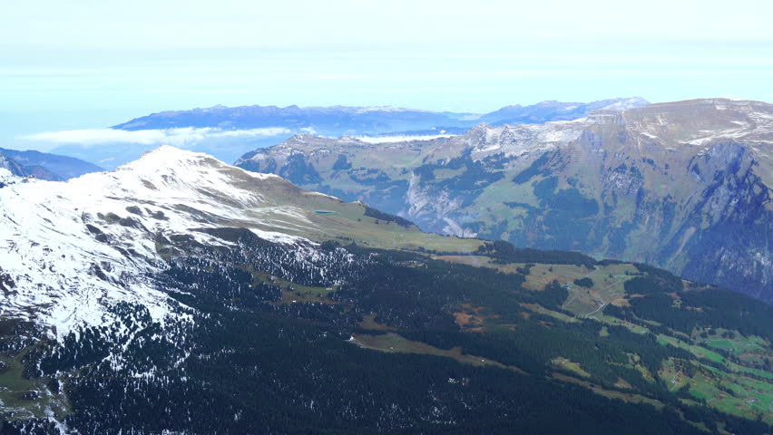 Stock video of aerial view of swiss alps and | 13250690 | Shutterstock