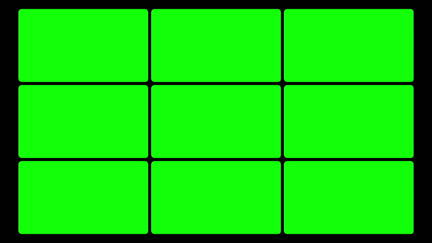 Green Screen Box Design. You Can Use Your Custom Footage Replacing The ...