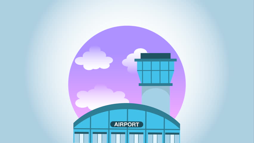 Airport Concept Design, Video Animation 库存影片视频 14582416 | Shutterstock