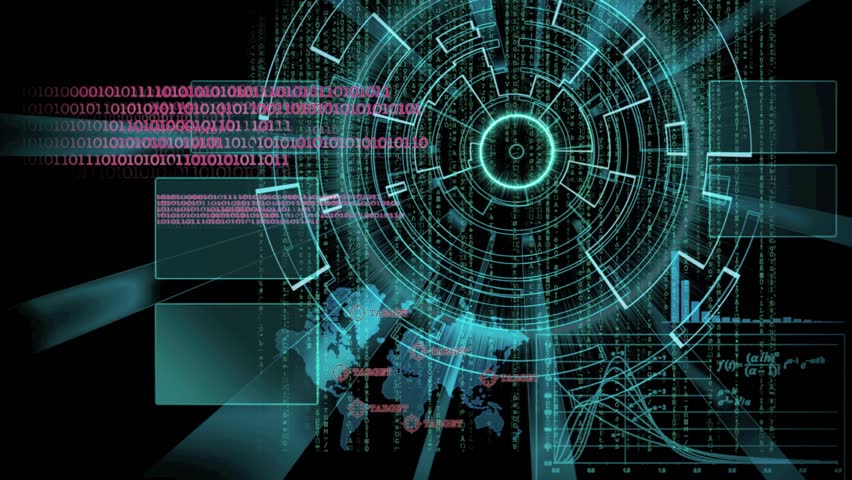 Stock video of rendering of a futuristic cyber background | 14590300 ...